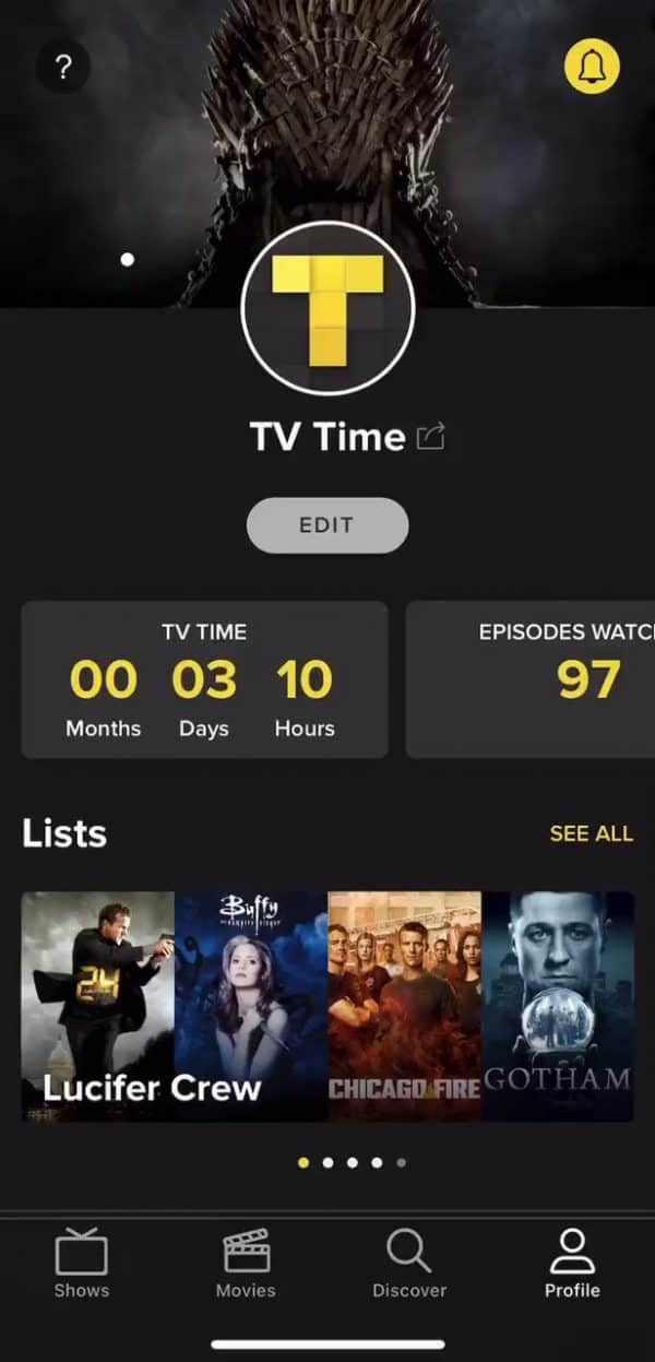 TV Time: ¿No sabes que seríe ver en tu plataforma de Streaming?